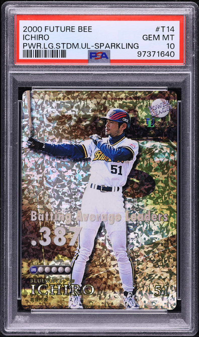 2000 Future Bee Power League Stadium Sparkling Ichiro Suzuki ROOKIE #T14 PSA 10 on Fanatics Collect