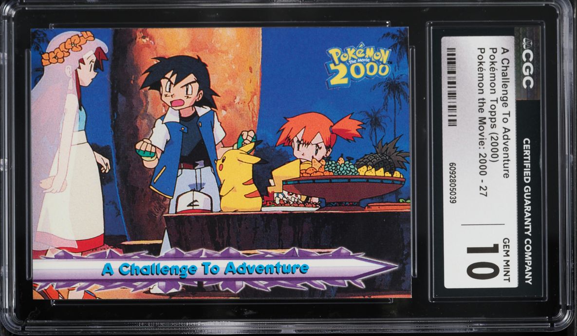 2000 Topps Pokemon The Movie: 2000 A Challenge To Adventure #27 CGC 10 ...