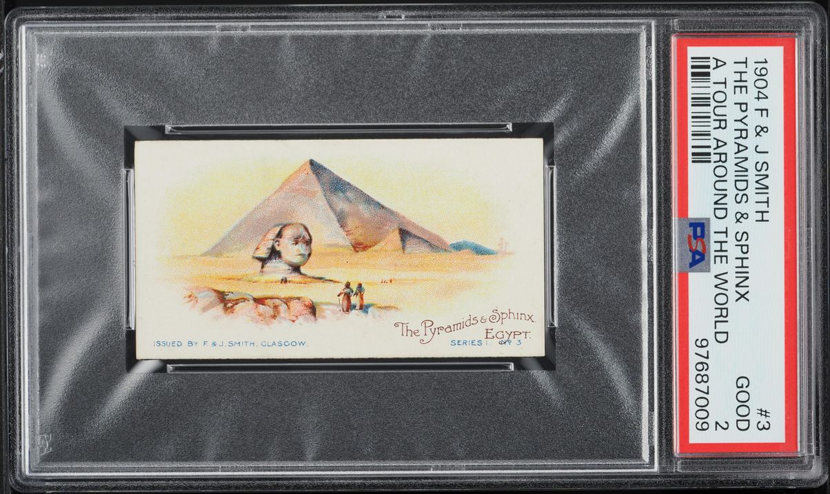1904 F & J Smith A Tour Around The World The Pyramids & Sphinx #3 PSA 2 ...