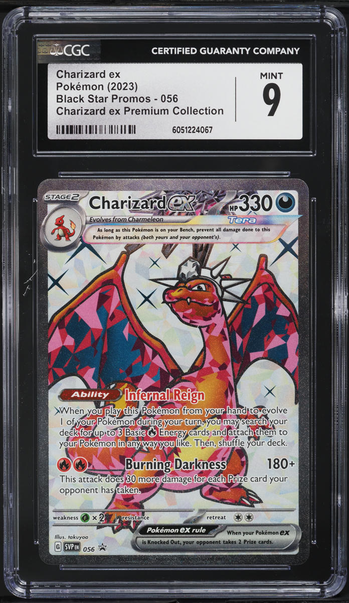 2023 Pokemon SV Black Star Promo Premium Collection Charizard ex #56 ...