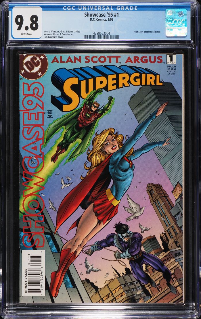 Showcase '95 #1 (D.C., 1995) CGC 9.8 White Pages on Fanatics Collect