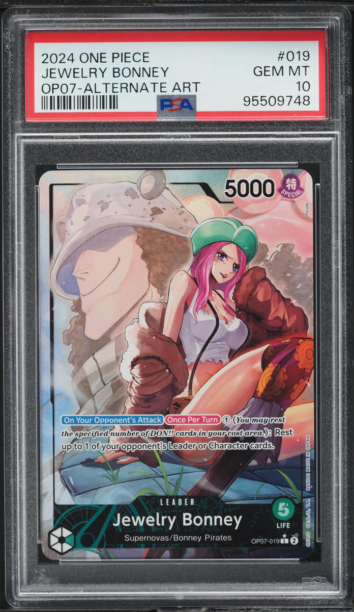 2024 One Piece 500 Years In the Future Alternate Art Jewelry Bonney #19 PSA 10 on Fanatics Collect