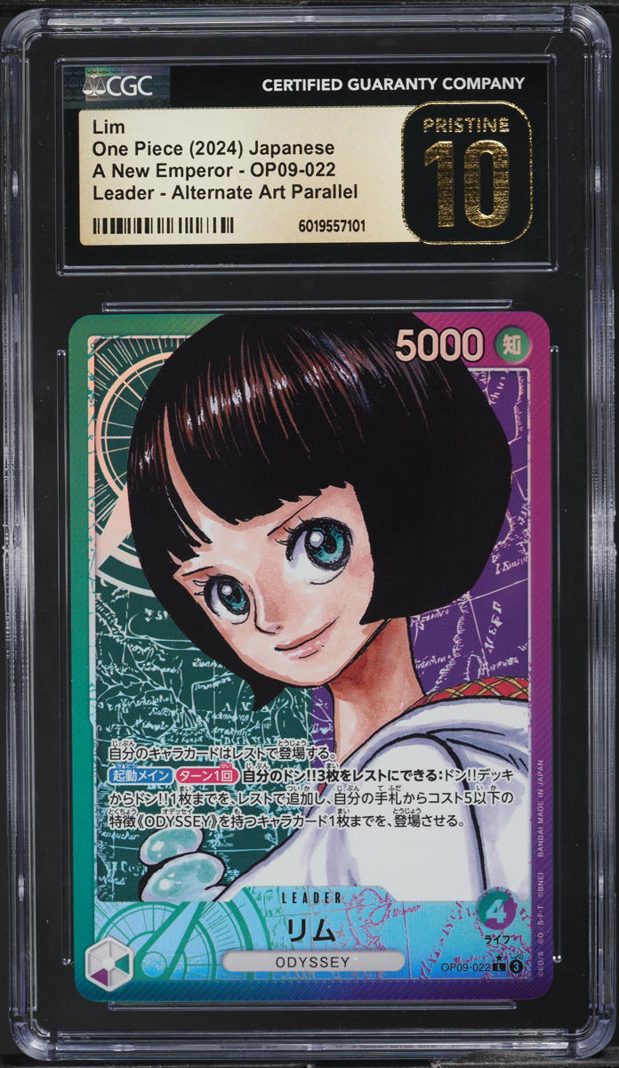 2024 One Piece Japanese A New Emperor Alt Art Parallel Lim #OP09-022 CGC 10 on Fanatics Collect