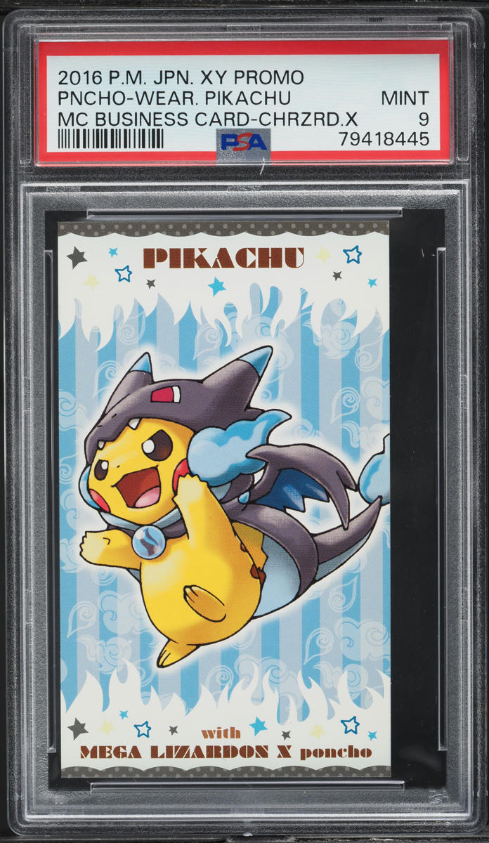 2016 Pokemon Japanese XY Promo MC Business Card Charizard Poncho ...