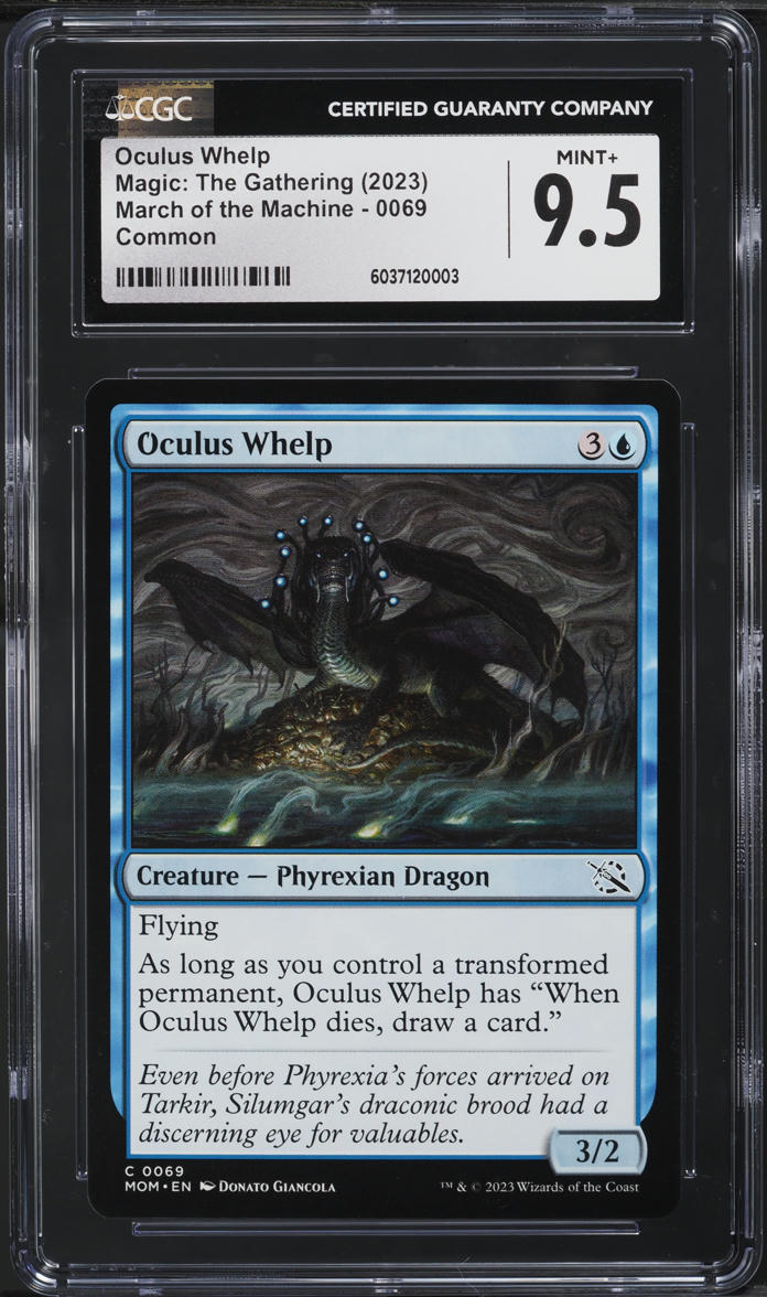2023 Magic The Gathering MTG March Of The Machine Oculus Whelp #69 CGC ...