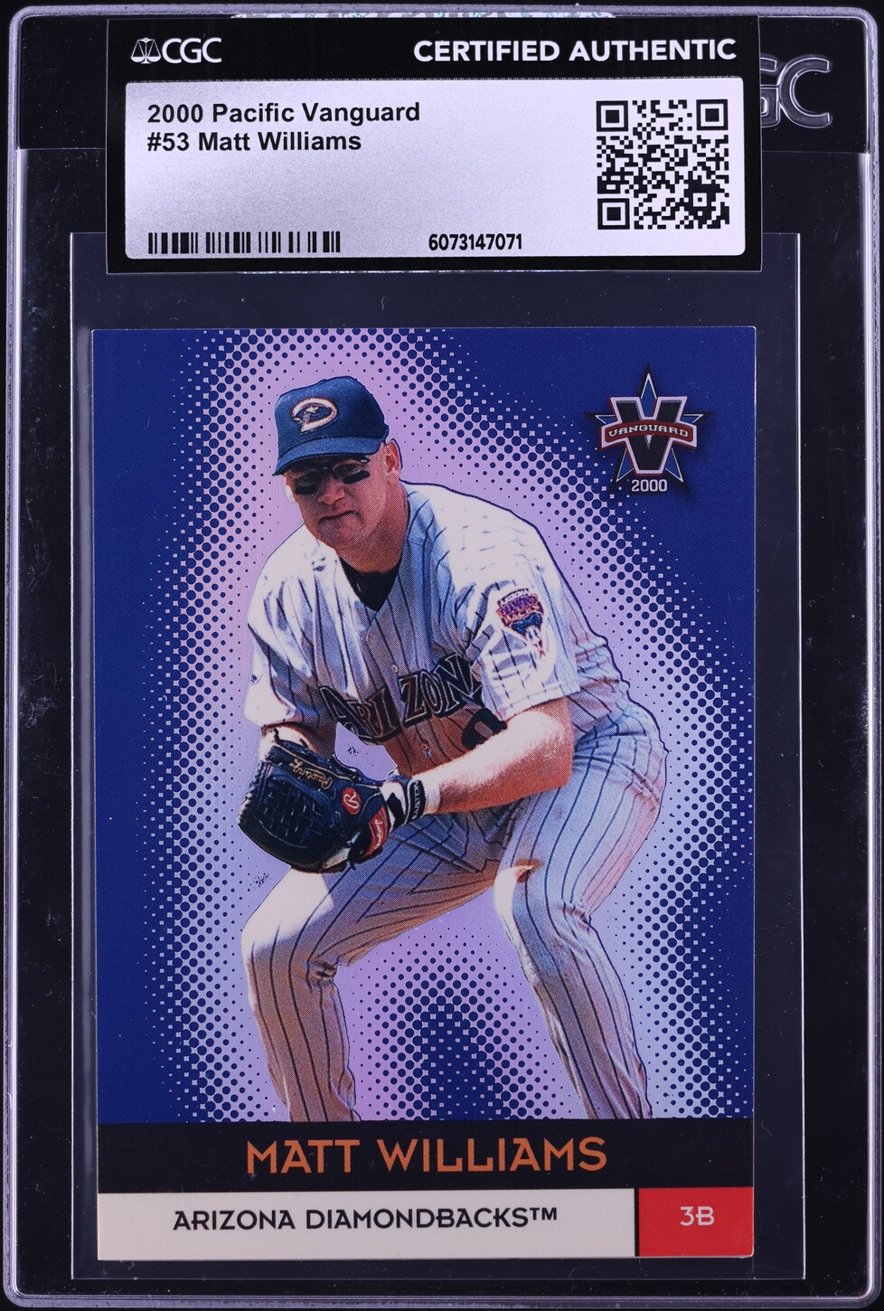 2000 Pacific Vanguard Matt Williams #53 CGC AUTH on Fanatics Collect