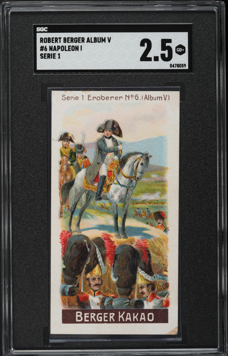 Robert Berger Album V Serie 1 Napoleon I #6 SGC 2.5 GD+ on Fanatics Collect