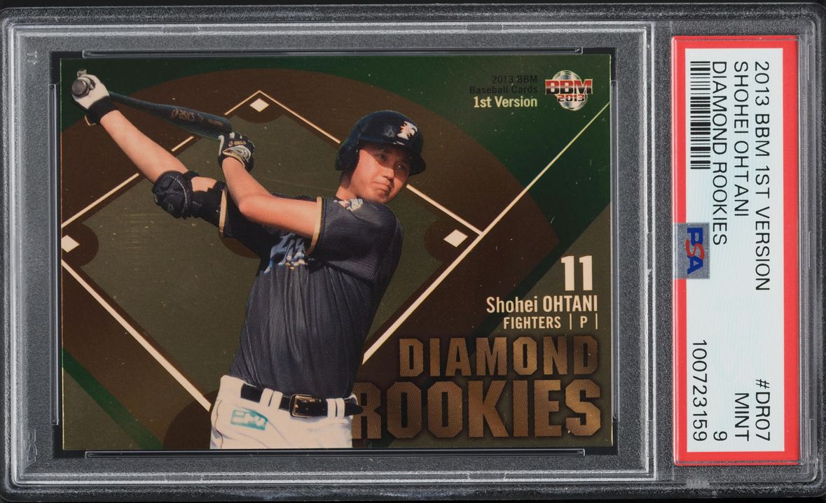 2013 BBM 1st Version Diamond Rookies Shohei Ohtani ROOKIE #DR07 PSA 9 MINT on Fanatics Collect