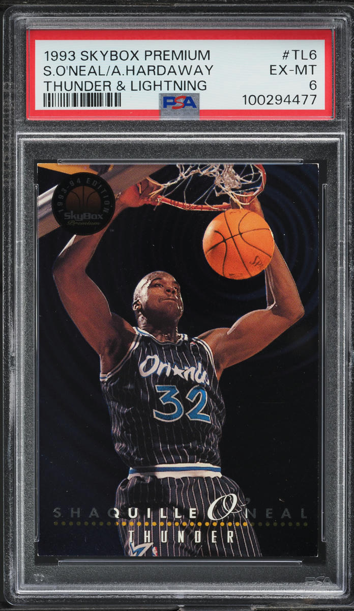1993 Skybox Premium Thunder & Lightning Shaquille O'Neal Anfernee ...