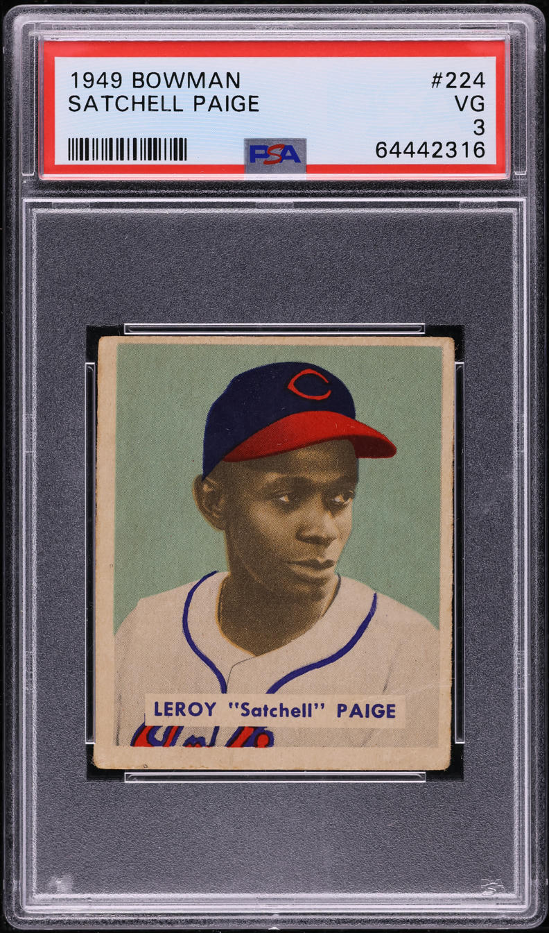 1949 Bowman Satchell Paige ROOKIE #224 PSA 3 VG on Fanatics Collect