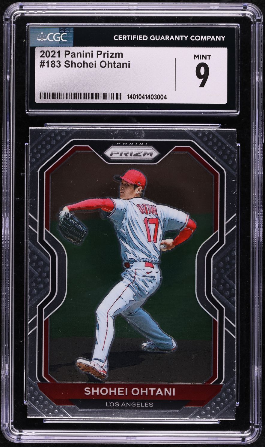 2021 Panini Prizm Shohei Ohtani #183 CGC 9 MINT on Fanatics Collect