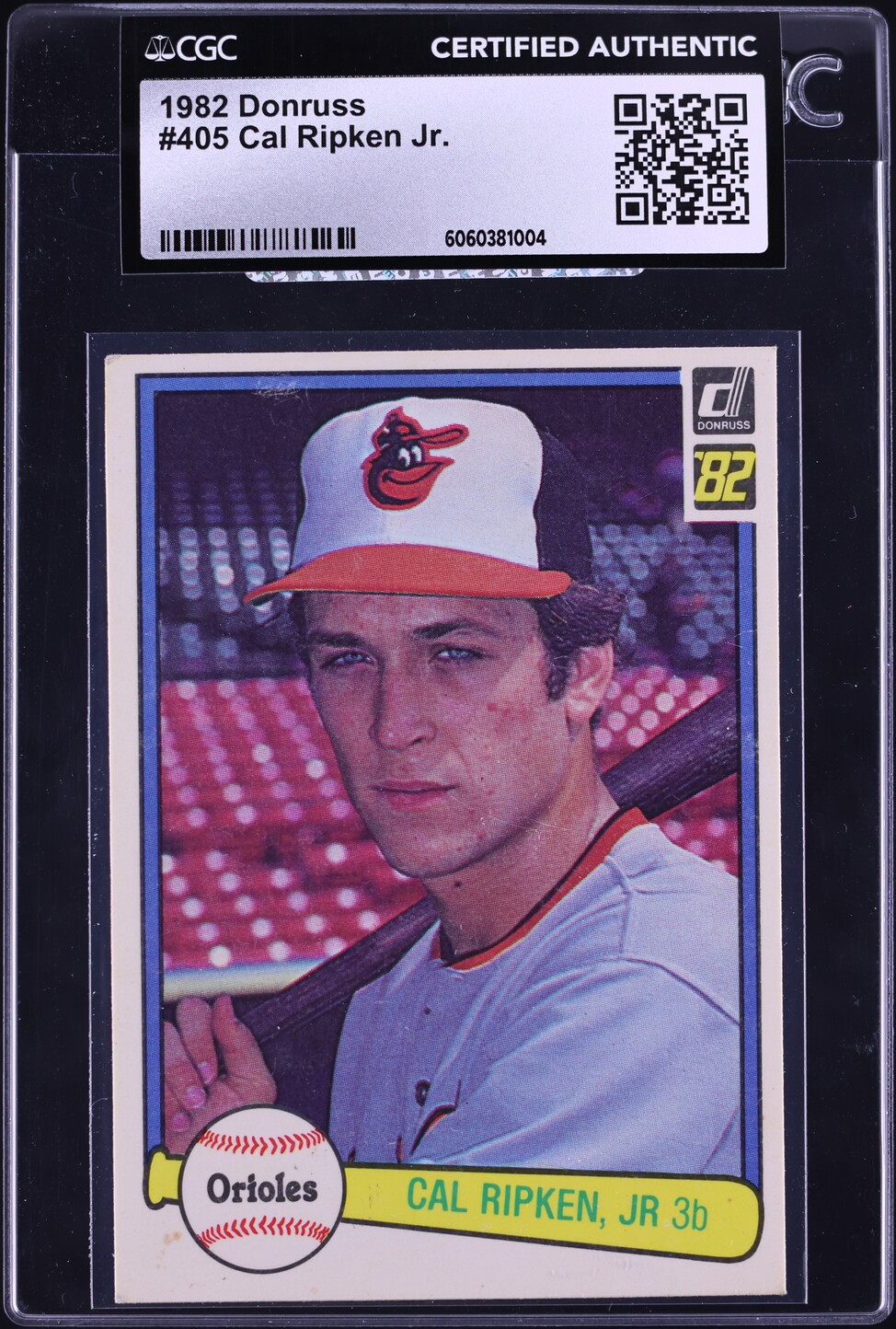 1982 Donruss Cal Ripken Jr. ROOKIE #405 CGC AUTH on Fanatics Collect