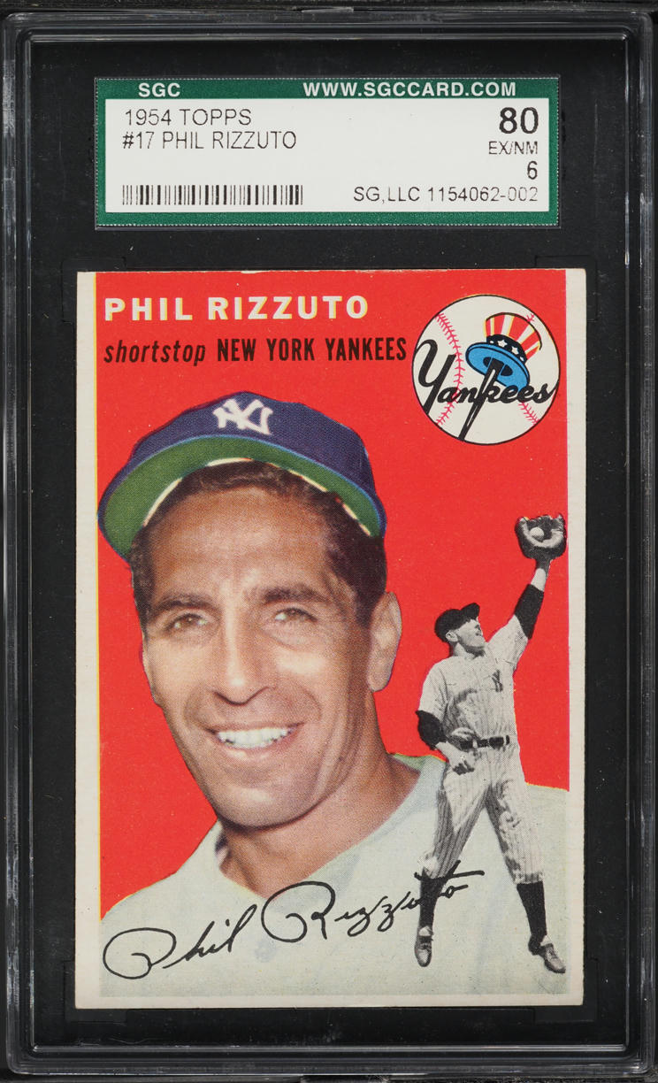 1954 Topps Phil Rizzuto #17 SGC 6 EXMT on Fanatics Collect