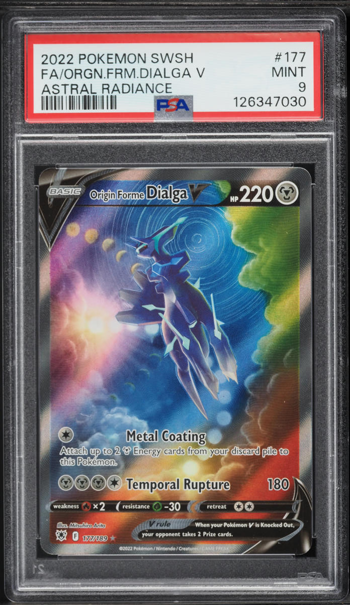 2022 Pokemon Sword & Shield Astral Radiance Alt Art Origin Forme Dialga ...