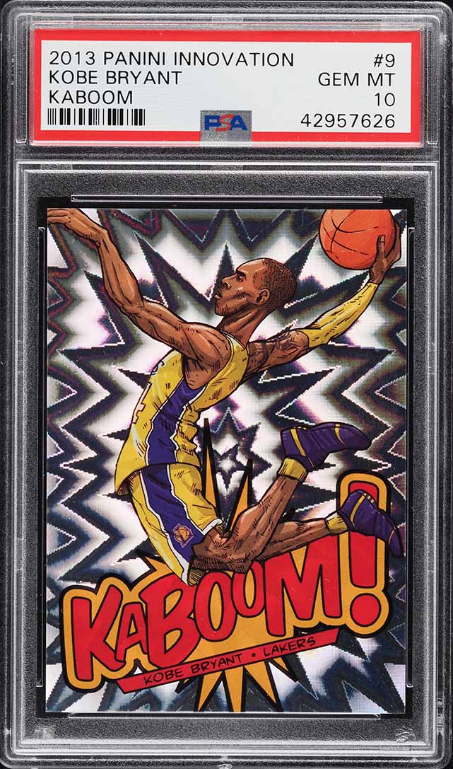 2013 Panini Innovation Kaboom! Kobe Bryant SSP #9 PSA 10 GEM MINT on ...