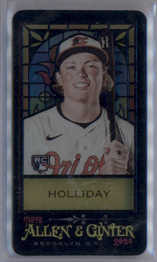 2024 Topps Allen and Ginter Mini Stained Glass #364 Jackson Holliday RC ...