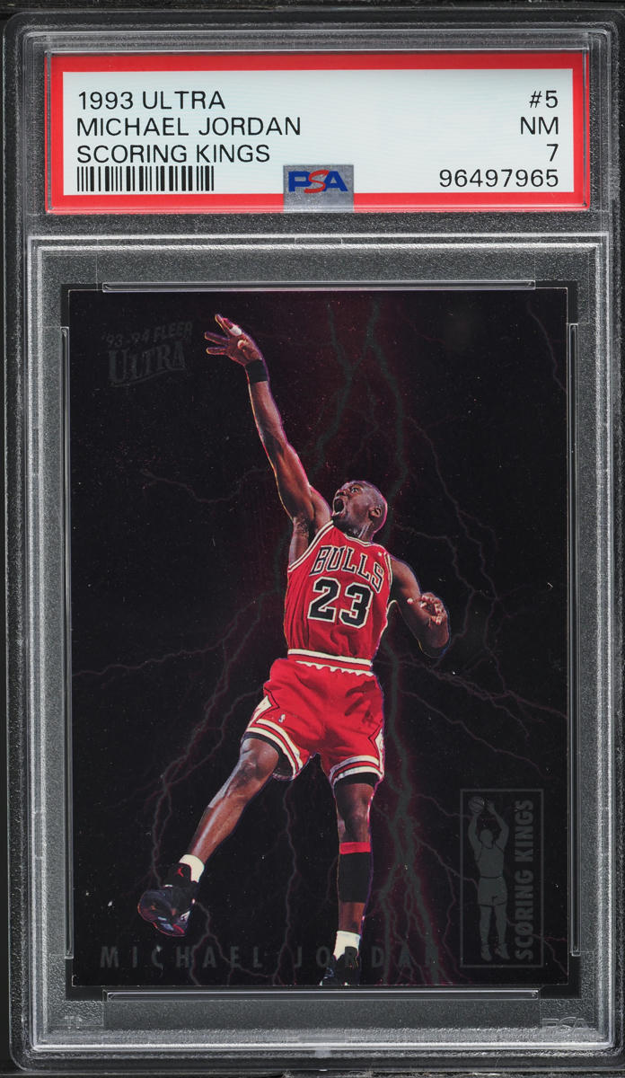 1993 Ultra Scoring Kings Michael Jordan #5 PSA 7 NRMT on Fanatics Collect