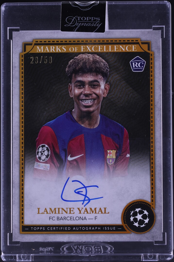 2024 Topps Dynasty UEFA Club Competitions Marks Of Excellence Gold ...