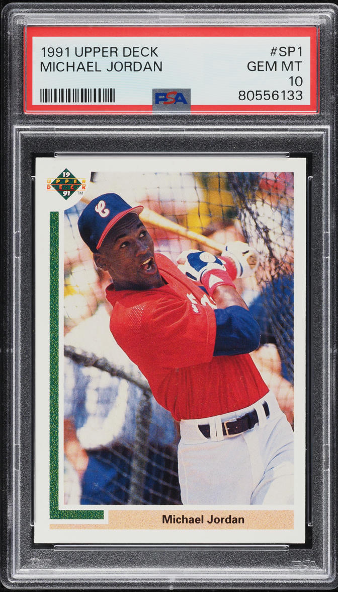 1991 Upper Deck Michael Jordan ROOKIE #SP1 PSA 10 GEM MINT on Fanatics ...
