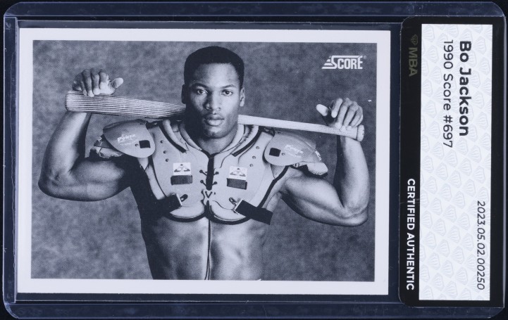 1990 Score Bo Jackson #697 MBA AUTH on Fanatics Collect