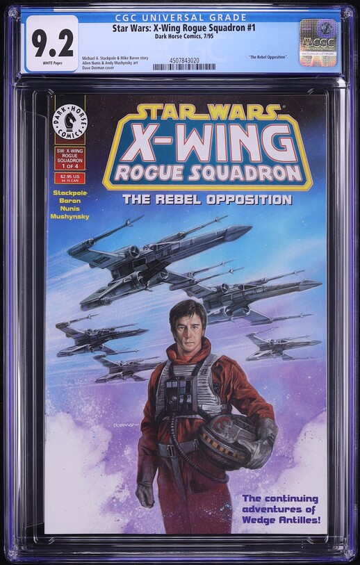 Star Wars: X-Wing Rogue Squadron #1 (Dark Horse, 1995) CGC 9.2 White ...