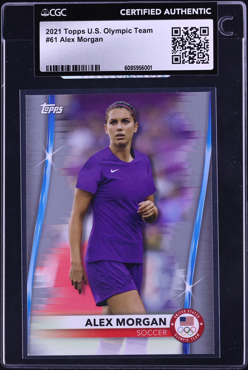 2021 Topps U.S. Olympic Team Alex Morgan #61 CGC AUTH on Fanatics Collect
