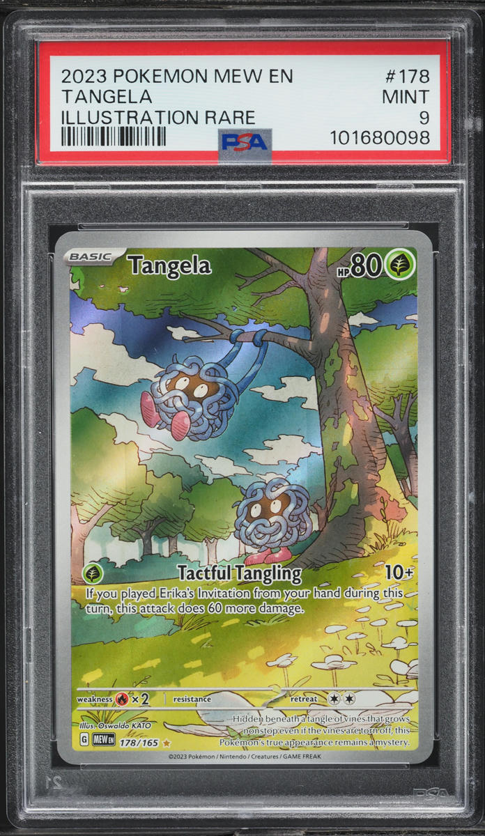 2023 Pokemon Scarlet & Violet 151 IR Tangela #178 PSA 9 MINT on ...