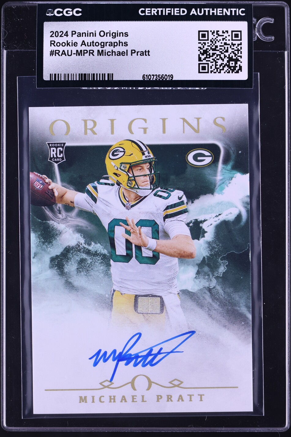 2024 Panini Origins Michael Pratt ROOKIE AUTO #RAU-MPR CGC AUTH on ...
