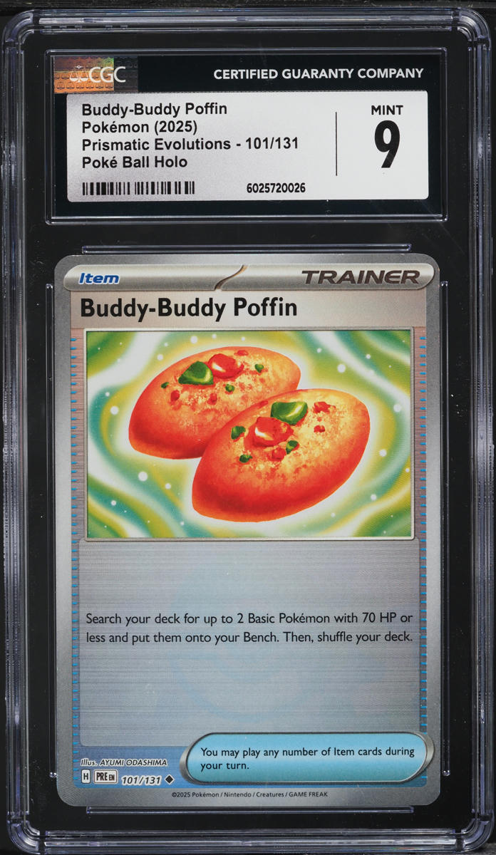 2025 Pokemon SV Prismatic Evolutions Poke Ball Holo Buddy-Buddy Poffin ...