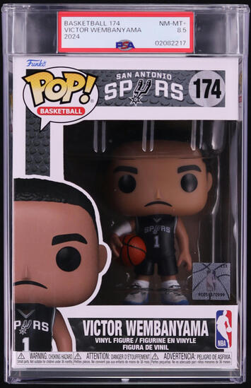 2024 Funko POP! Basketball Victor Wembanyama #174 PSA 8.5 NM-MT+ on ...