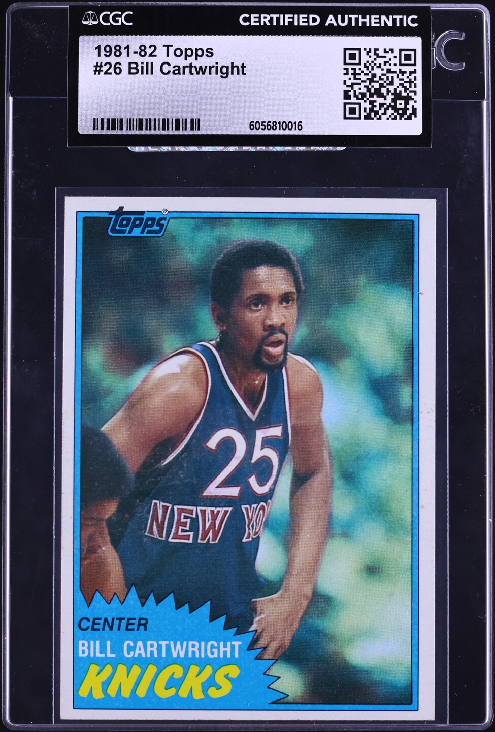 1981 Topps Basketball Bill Cartwright #26 CGC AUTH on Fanatics Collect
