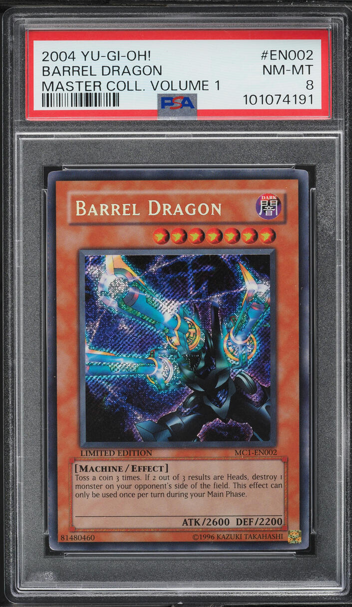 2004 Yu-Gi-Oh! Master Collection Limited Edition Barrel Dragon #MC1 ...