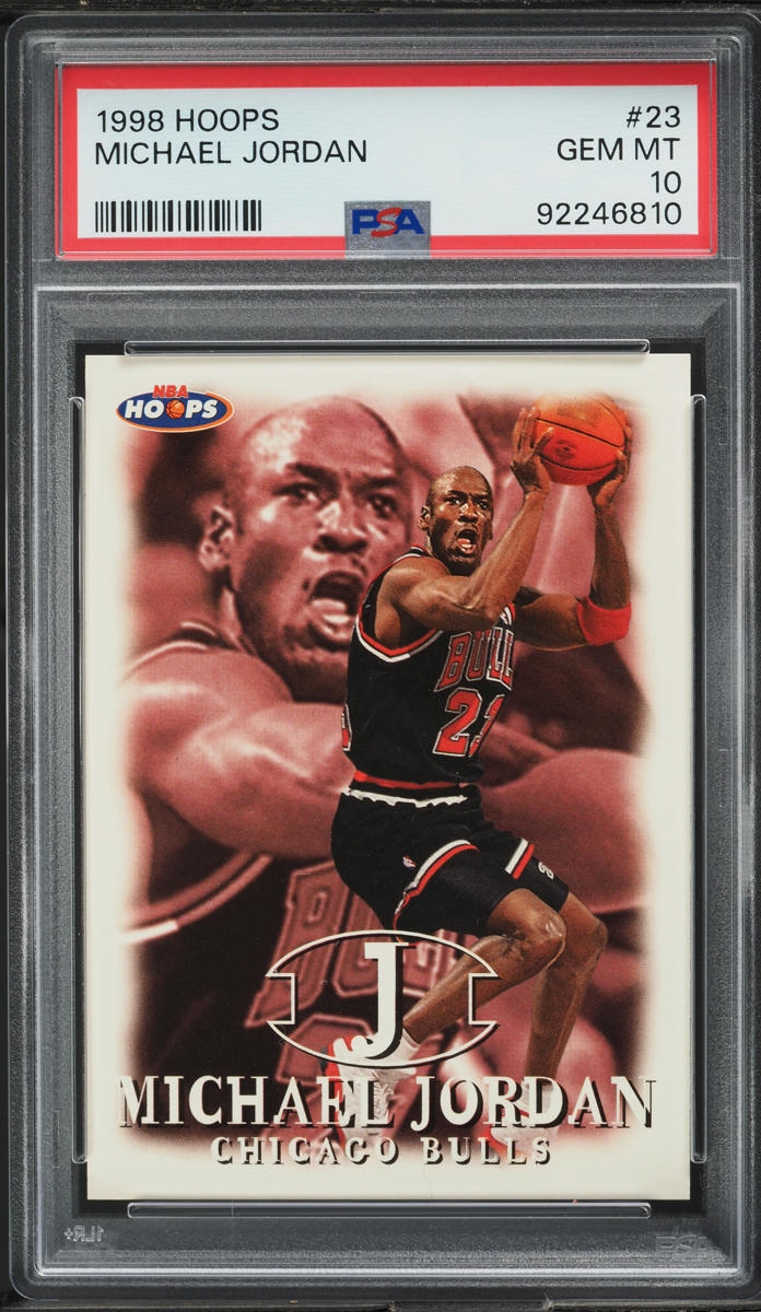 1998 Hoops Michael Jordan #23 PSA 10 GEM MINT on Fanatics Collect