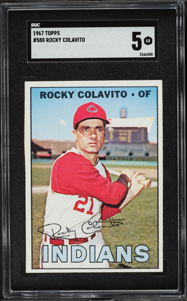 1967 Topps Rocky Colavito #580 SGC 5 EX on Fanatics Collect