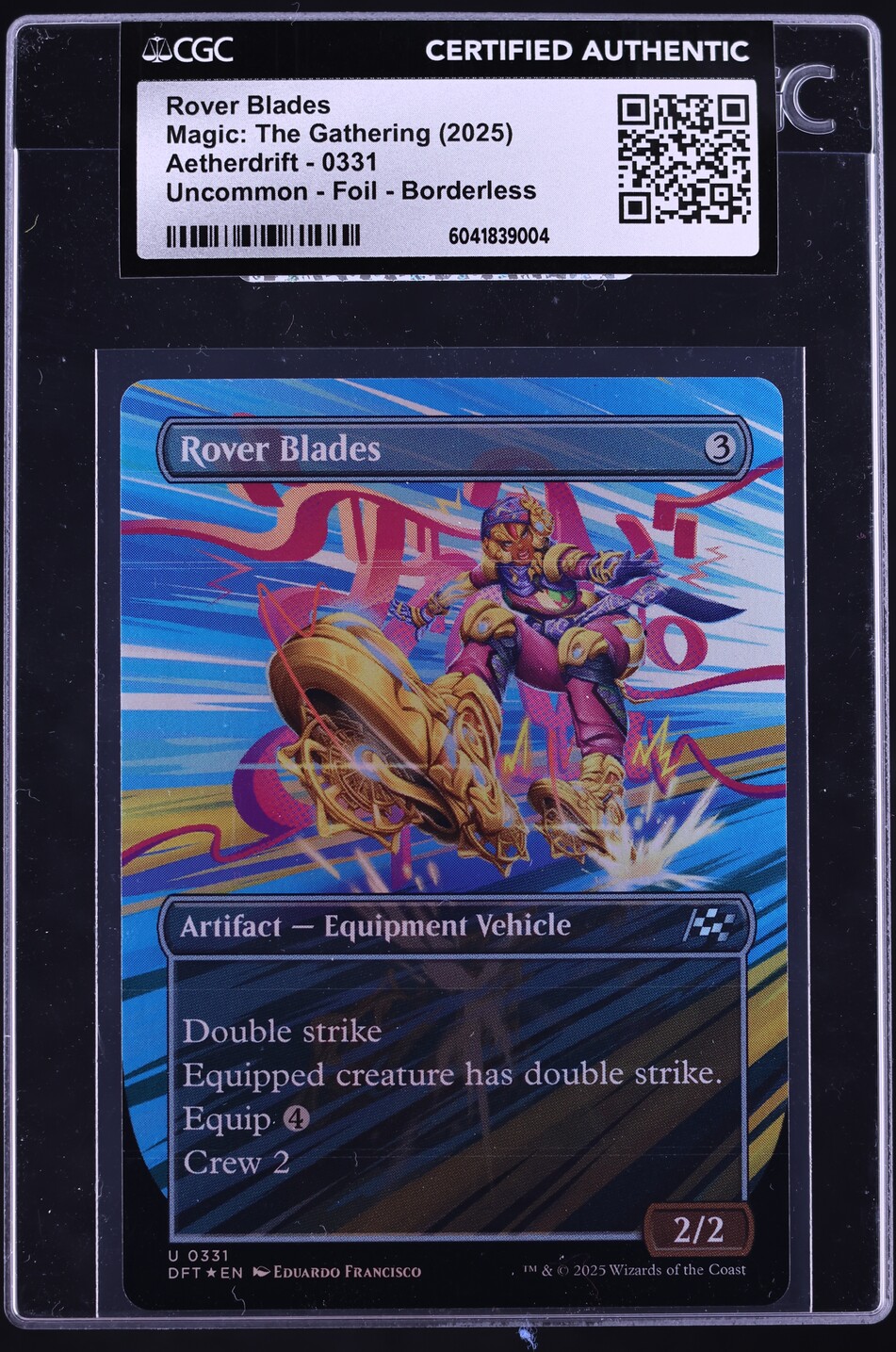 2025 Magic The Gathering MTG Aetherdrift Foil Borderless Rover Blades ...