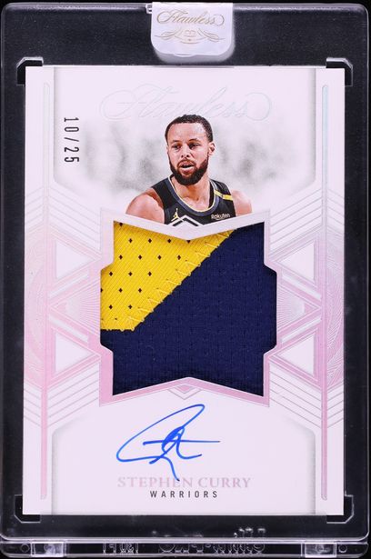 2024 Panini Flawless Star Swatch Stephen Curry PATCH AUTO /25 #SSS-SCW ...