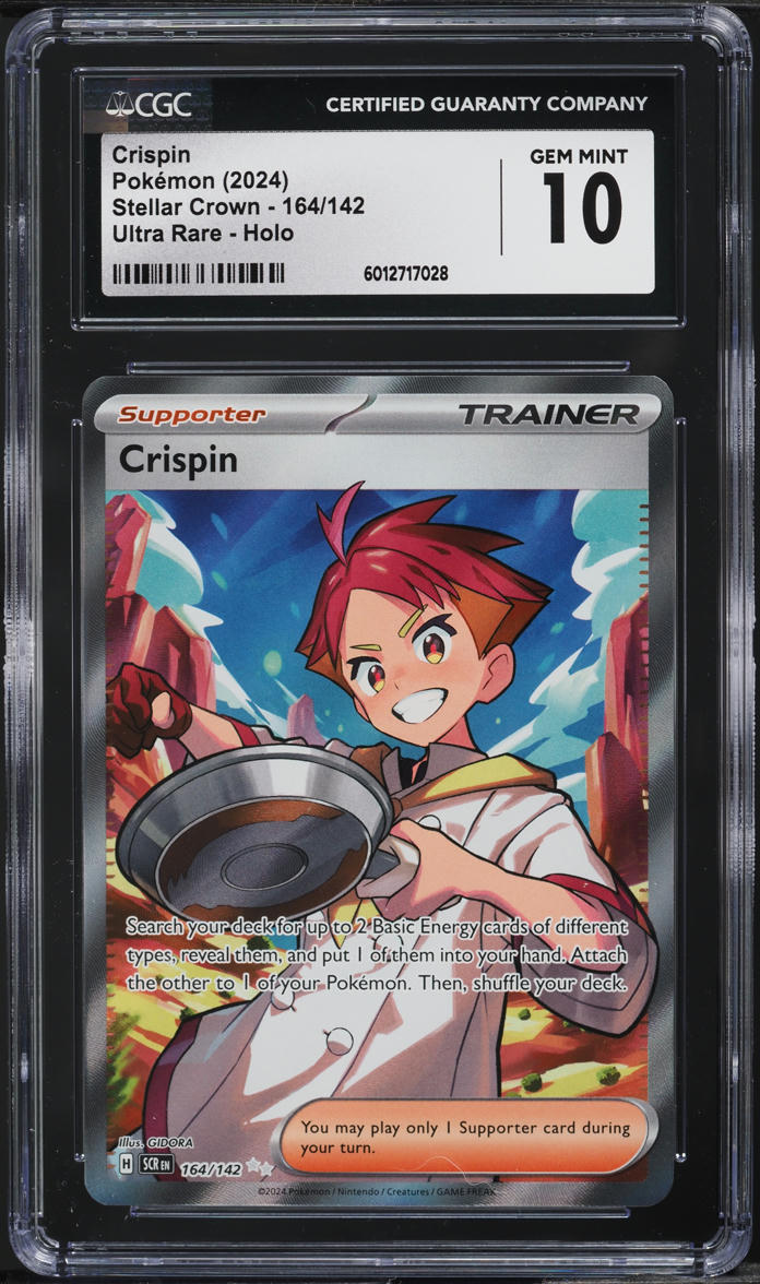 2024 Pokemon Scarlet & Violet Stellar Crown Holo Raging Bolt CGC 10 GEM ...