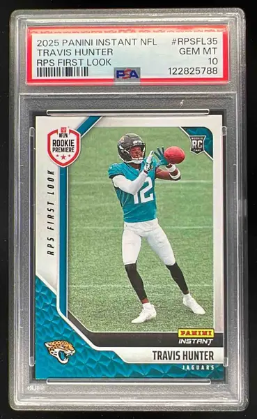 2025 Panini Instant NFL RPS First Look #RPSFL35 Travis Hunter RC Rookie ...