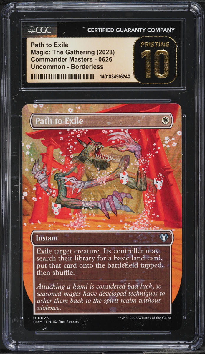 2023 Magic The Gathering MTG Commander Masters Borderless Path To Exile ...