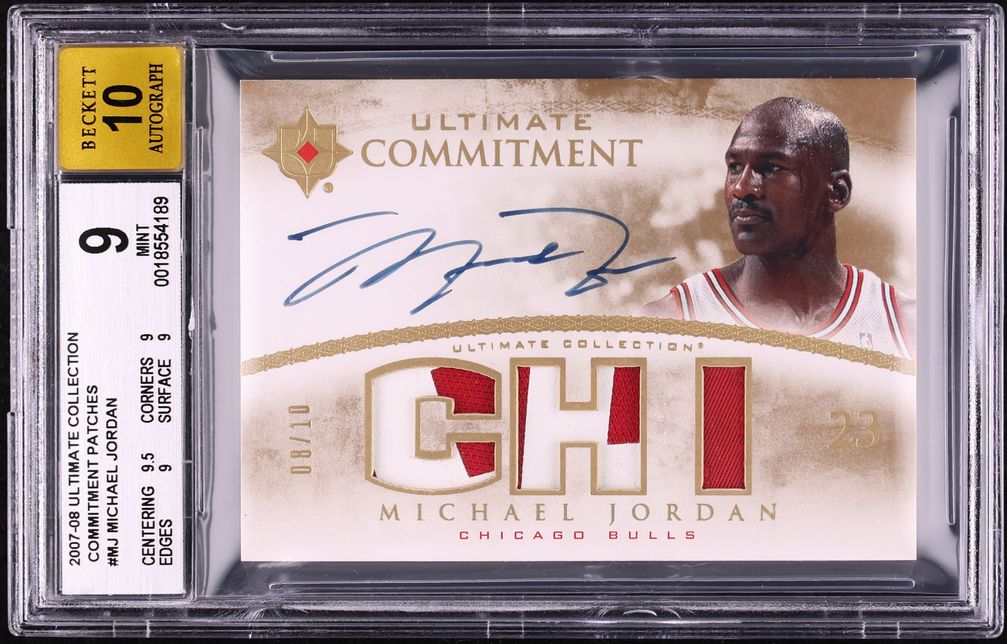 2007 Ultimate Collection Commitment Michael Jordan PATCH AUTO /10 #UC ...