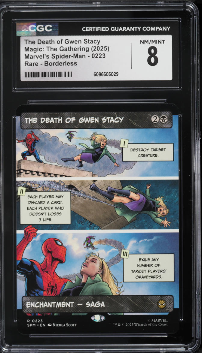 2025 Magic The Gathering MTG Marvel's Spider-Man Borderless The Death ...