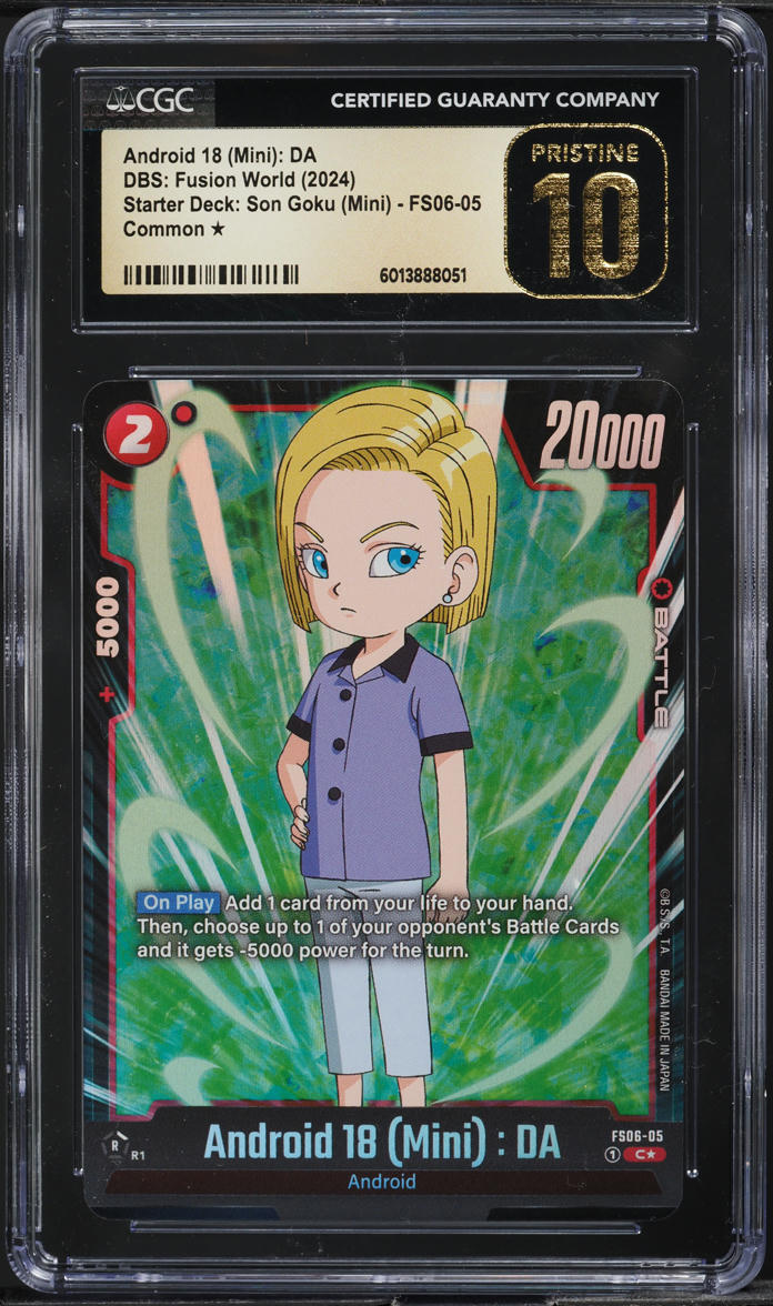 2024 Dragon Ball Super Fusion World Starter Deck Son Goku Android 18 ...