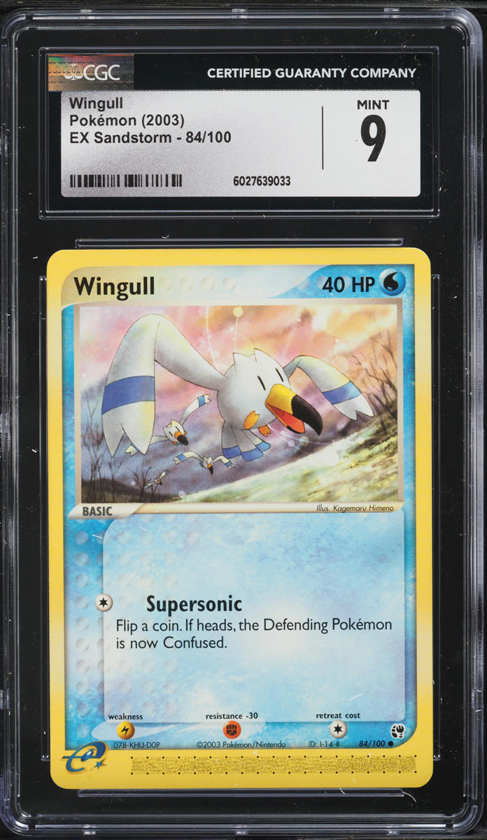 2003 Pokemon EX Sandstorm Wingull #84 CGC 9 MINT on Fanatics Collect