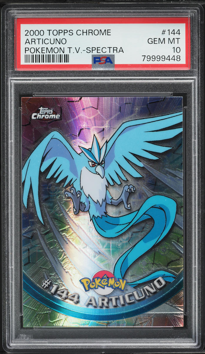 2000 Topps Chrome Pokemon Series 2 Spectra Articuno #144 PSA 10 GEM ...