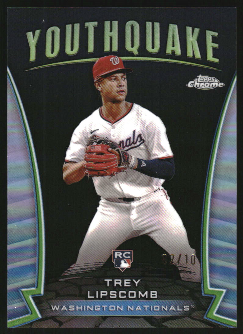 2024 Topps Chrome Youthquake Black Refractors #YQ82 Trey Lipscomb RC ...