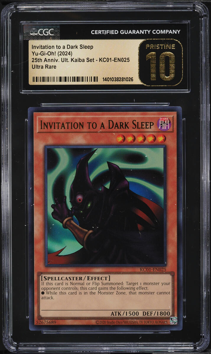 2024 Yu-Gi-Oh! 25th Ultimate Kaiba Invitation To A Dark Sleep #KC01 ...