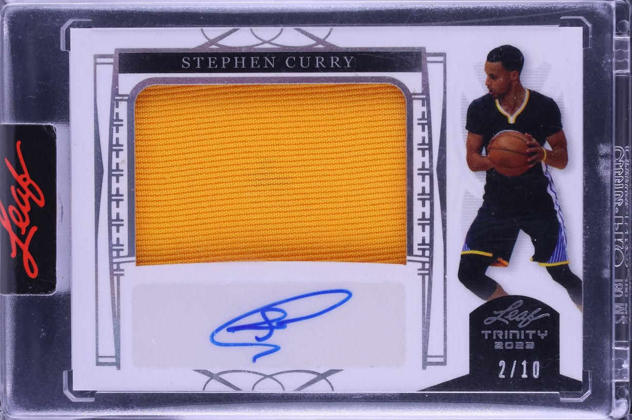 2022 Leaf Trinity Holo Silver Stephen Curry PATCH AUTO /10 #AM-SC1 CGC ...