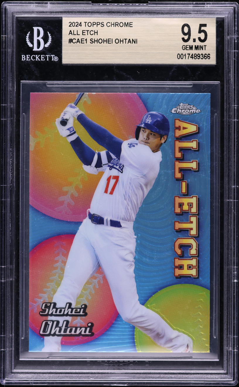 2024 Topps Chrome All-Etch Shohei Ohtani #CAE1 BGS 9.5 GEM MINT on ...