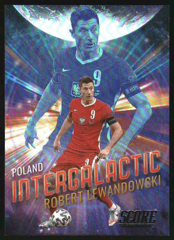 2021-22 Score FIFA Intergalactic #19 Robert Lewandowski on Fanatics Collect