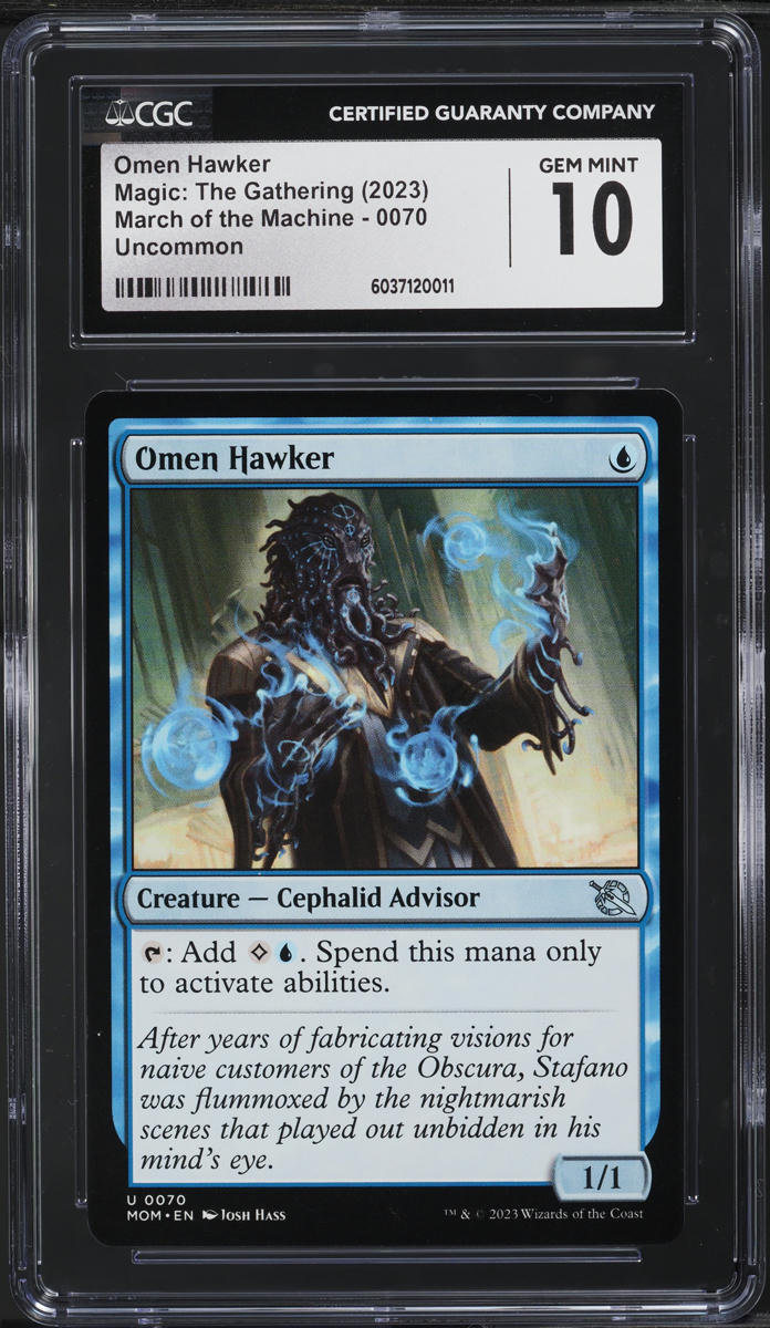 2023 Magic The Gathering MTG March Of The Machine Omen Hawker #0070 CGC ...
